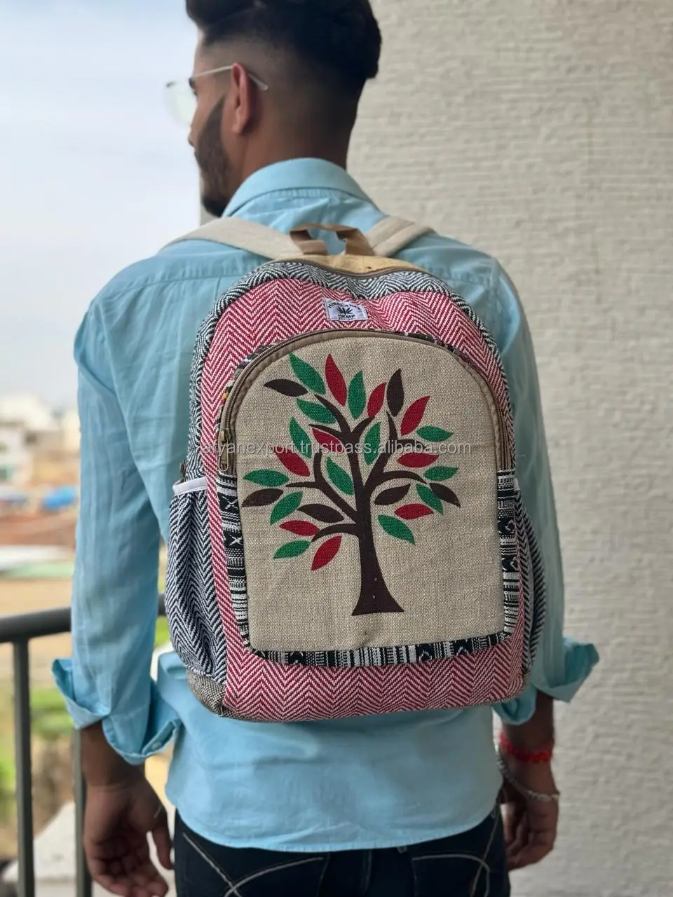 New Design Hemp Laptop Bags Sustainable Backpacks New Arrival Jute With ...