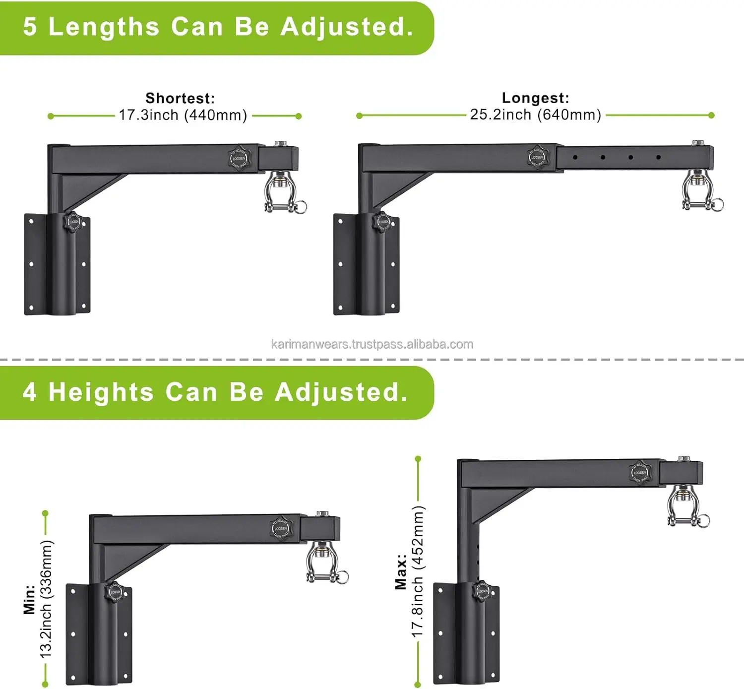 Heavy Punching Bag Rack Wall Mount Bracket Boxing Hangers Wall Mount ...