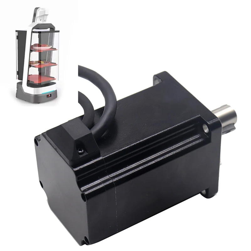 Warehouse Robot 200w 3000RPM AGV Servo Motor With Incremental Encoder ...