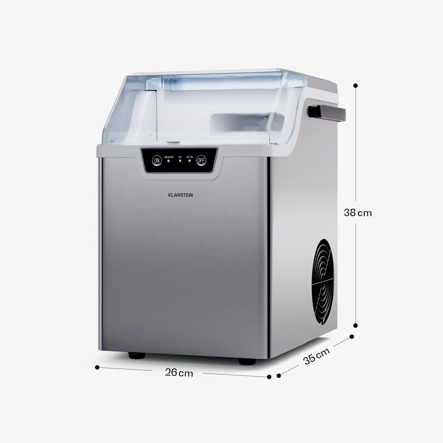 Glacial Pro Nugget Ice Cube Maker - Efficient Ice Production