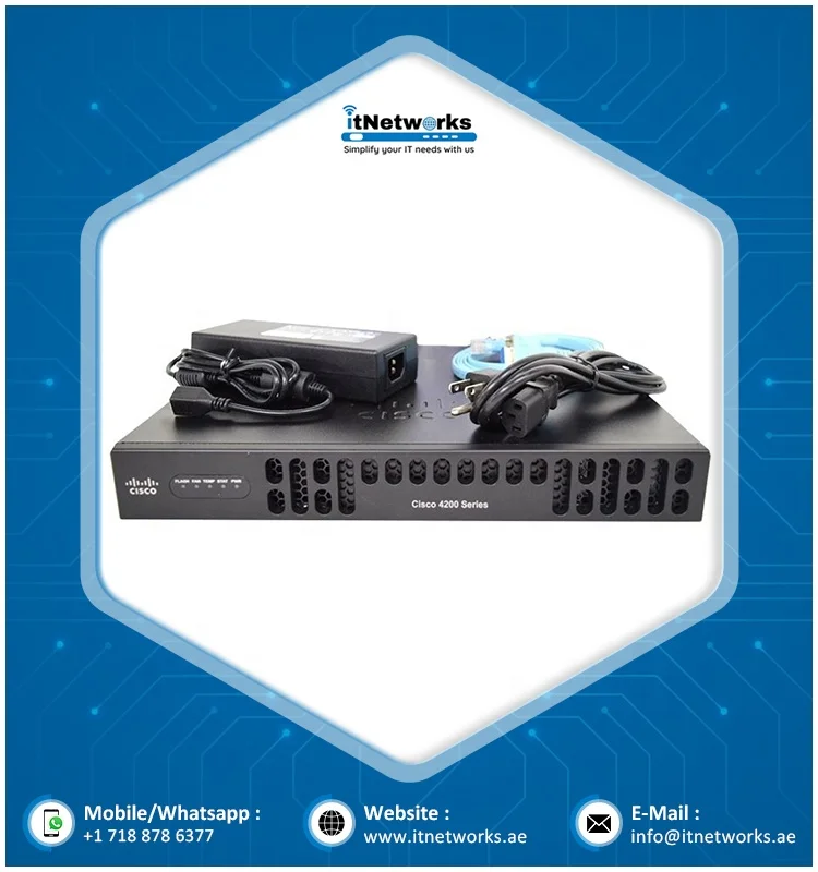 High Demand Router Isr 4000 Isr4221-sec/k9 Sec Bundle With Sec Lic 2 ...