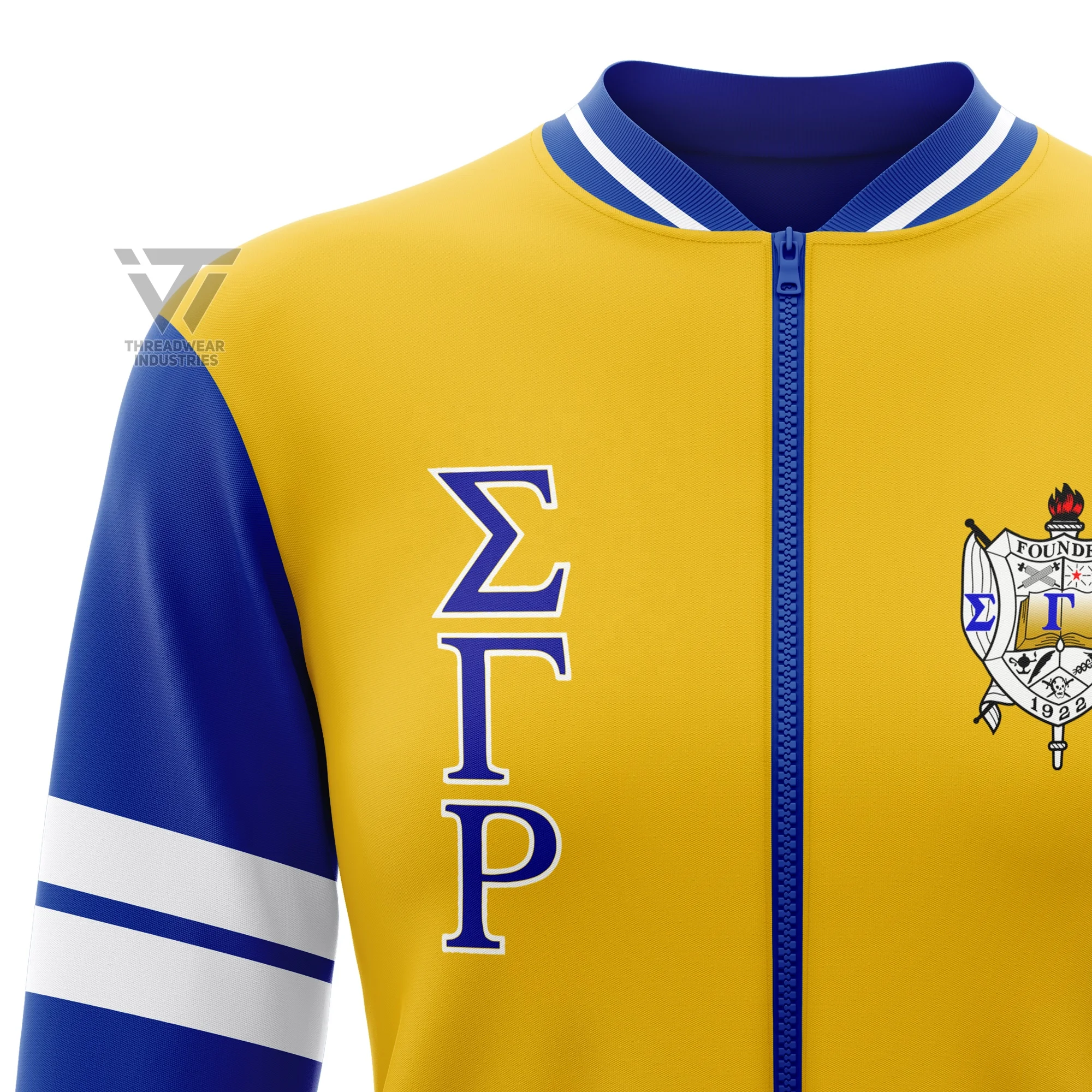 Custom Sigma Gamma Rho Sorority Embroidered Bomber Jacket