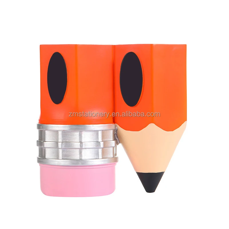 Pencil Shaped Pen Holder Dispenser Shaped Container Pencil Cups Storage ...