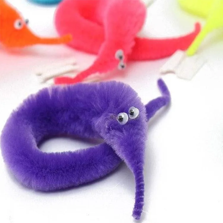 Magic Fuzzy Worms Twist Wiggly Worms on String for Kids| Alibaba.com