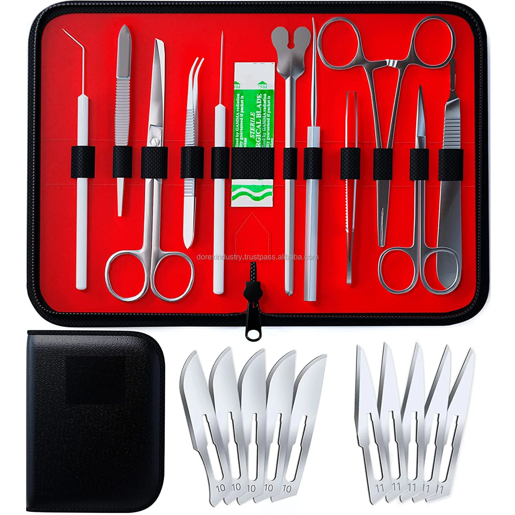 Advanced Dissection Kit Biology Lab Anatomy Dissecting Set For Medical ...