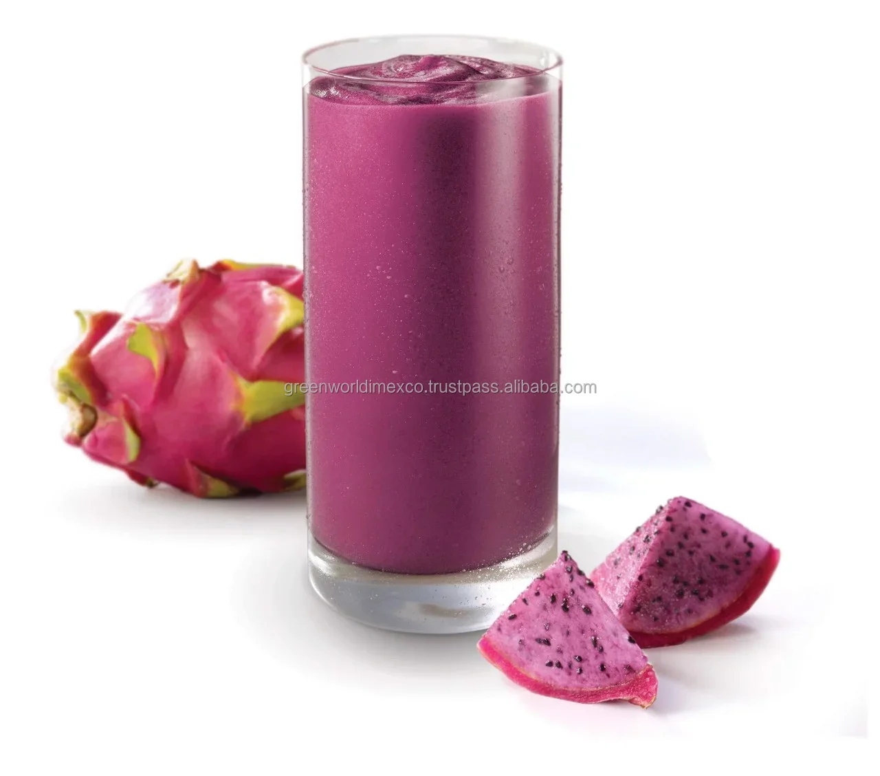Frozen Pitaya/dragon Fruit Puree With Top Quality - Natural Sweet Taste ...