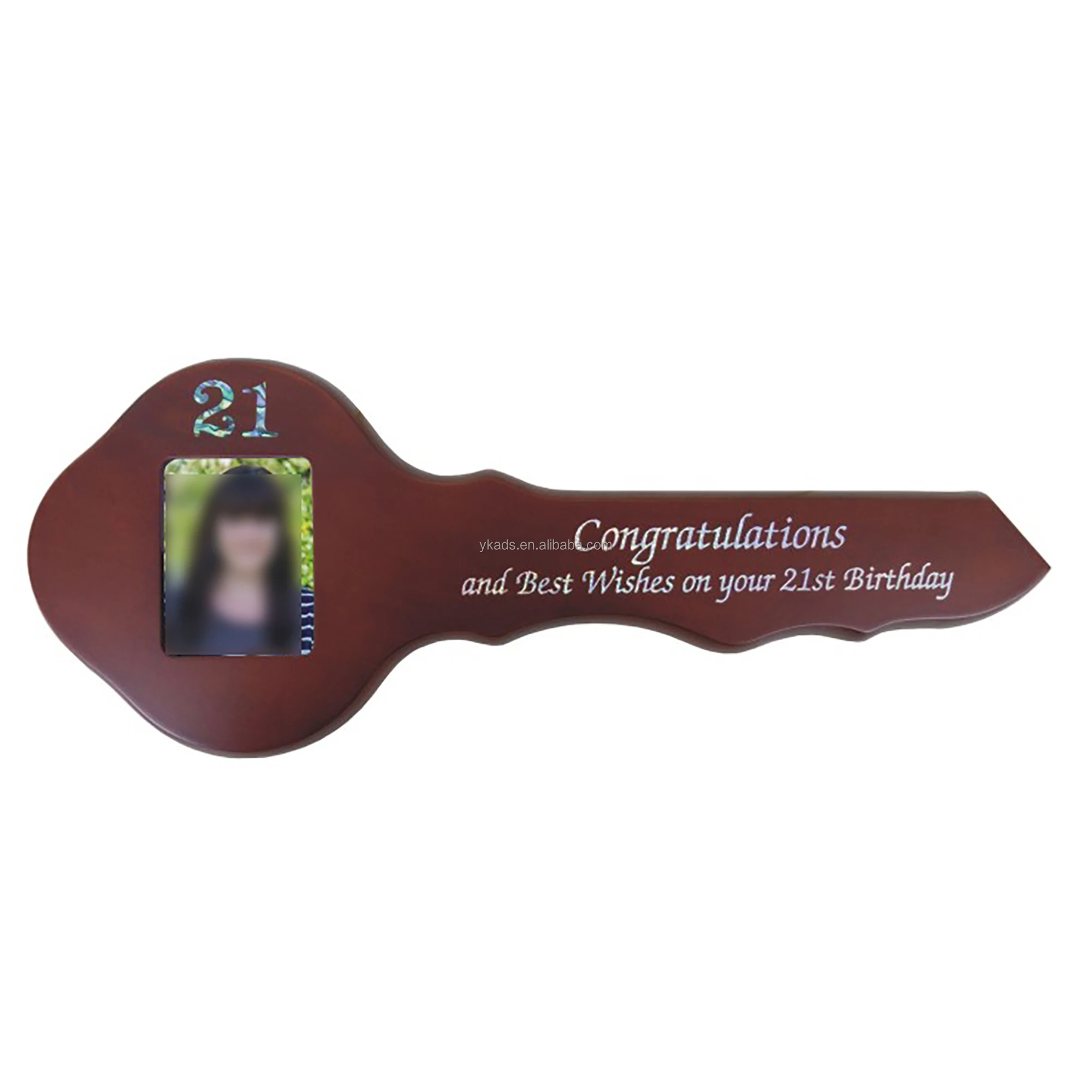 Custom 21st Birthday Key Plaque for Home Decor & Gifts