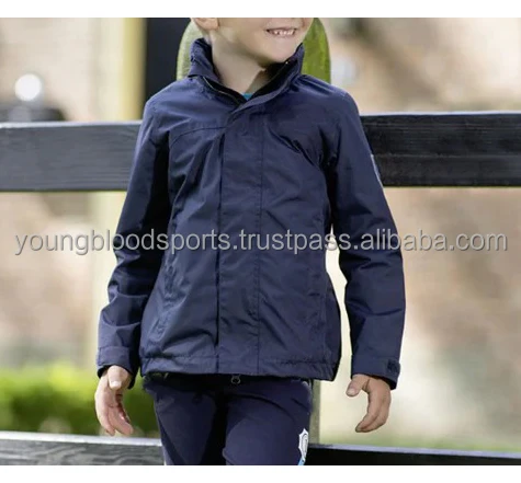 Custom Kids Equestrian Jacket Children Horse Riding Waterproof Long ...