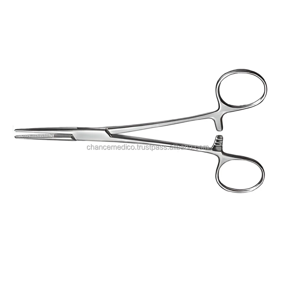 Kelly Hemostatic Forceps 14 Cm Straight Clamping Large Blood Vessels ...