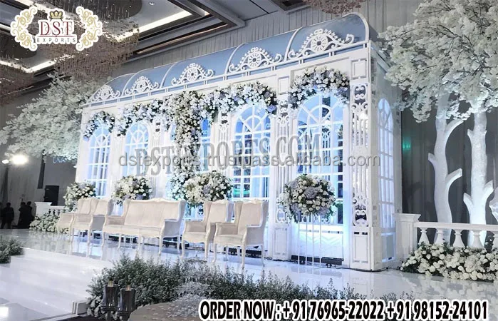 Victorian Window Theme Wedding Stage Elegant Theme Stage Setup for ...