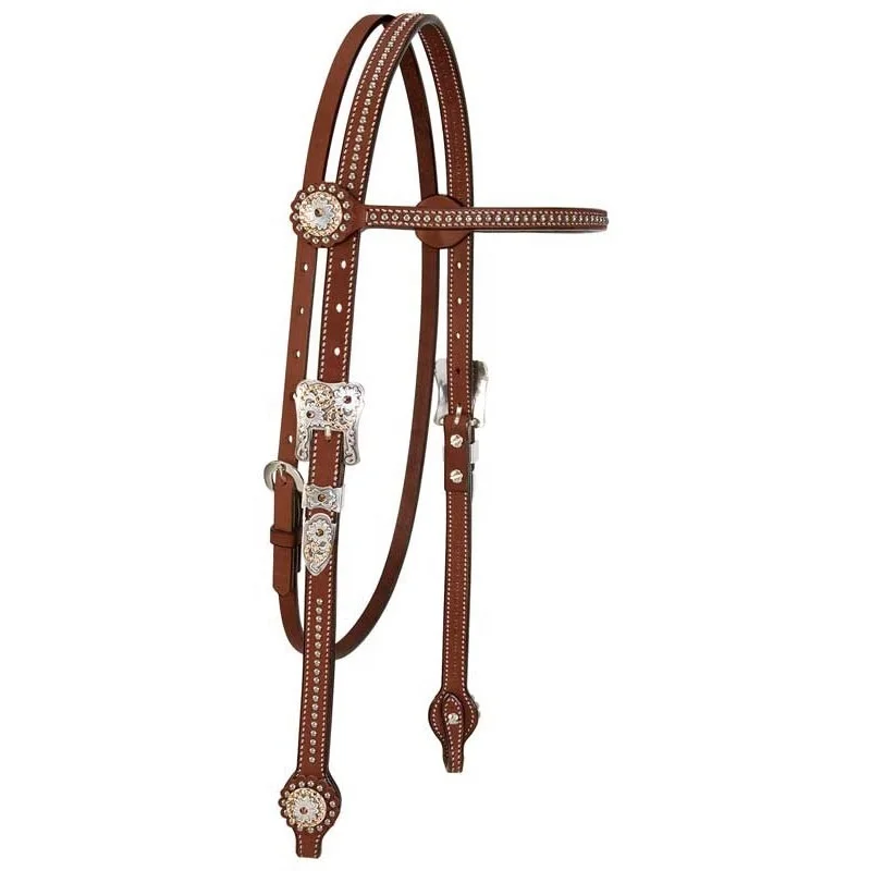Wholesale Custom Western Leather Horse Headstall Available In Best ...