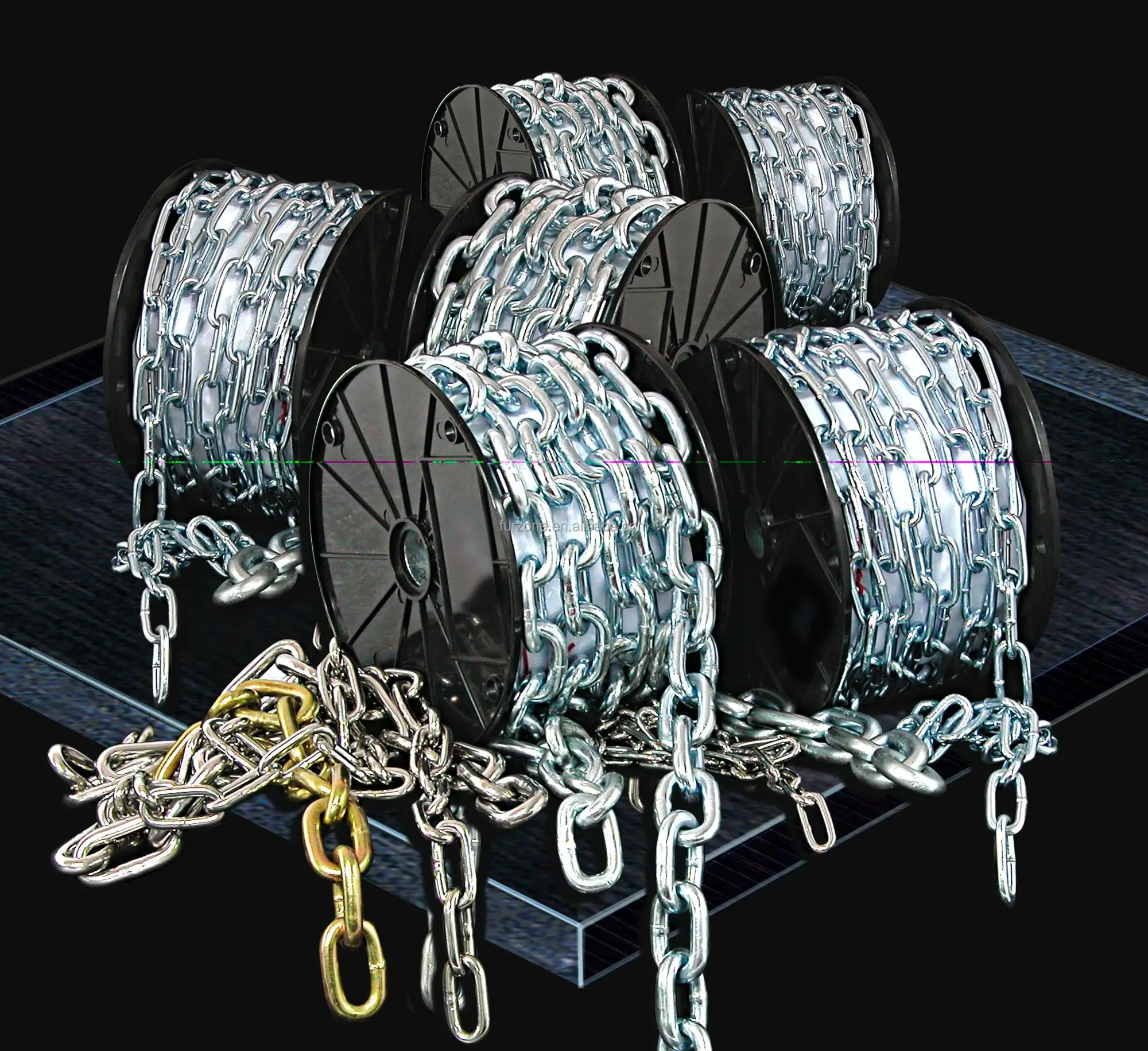 NACM 2003 Twisted Link Machine Chain - Hanlien Steel Chain