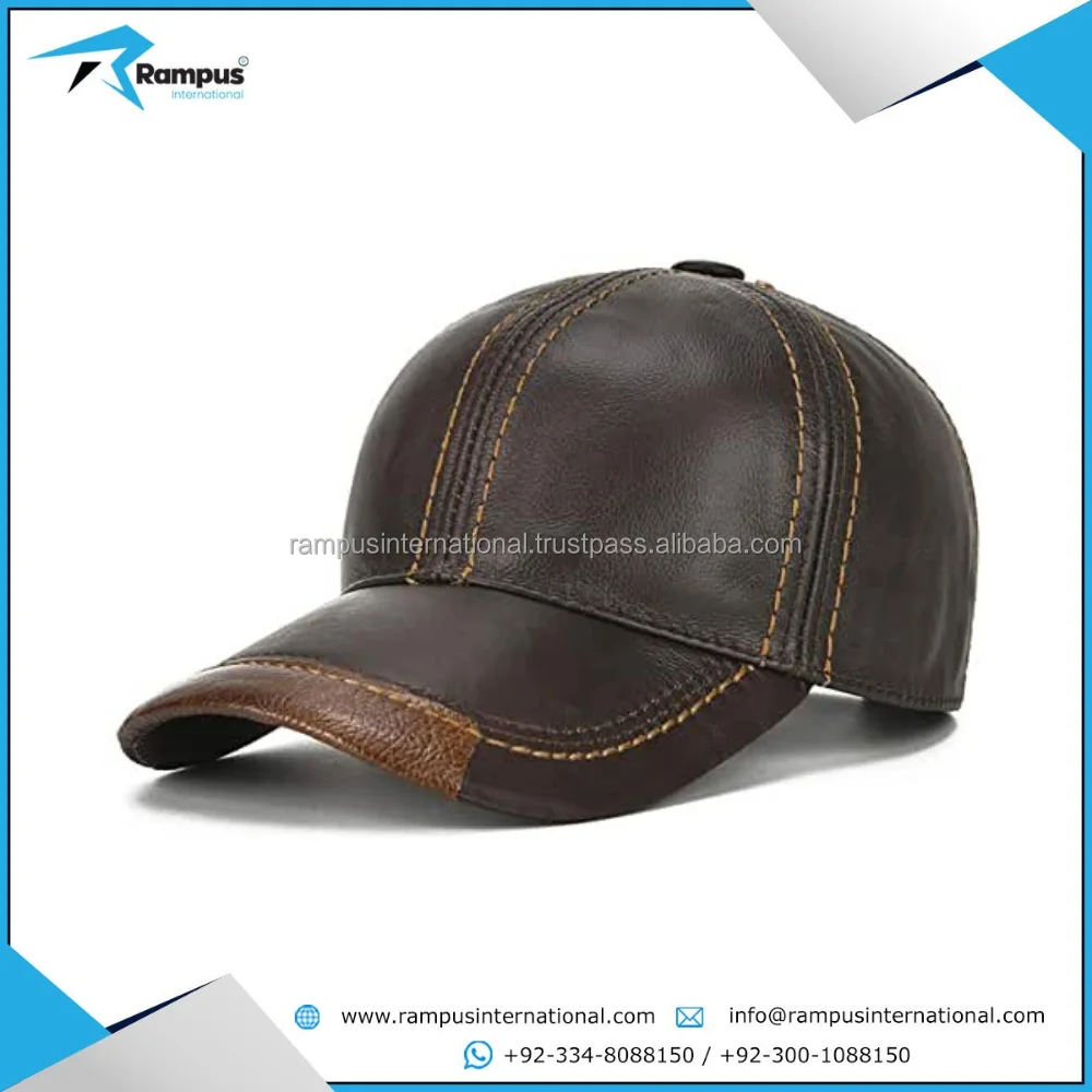 Custom Embossed Hats - Premium Leather Caps for Men & Women