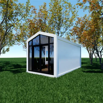 Prefab White 20ft Tiny Low Cost Backyard Shed Storage Outdoor Shed ...
