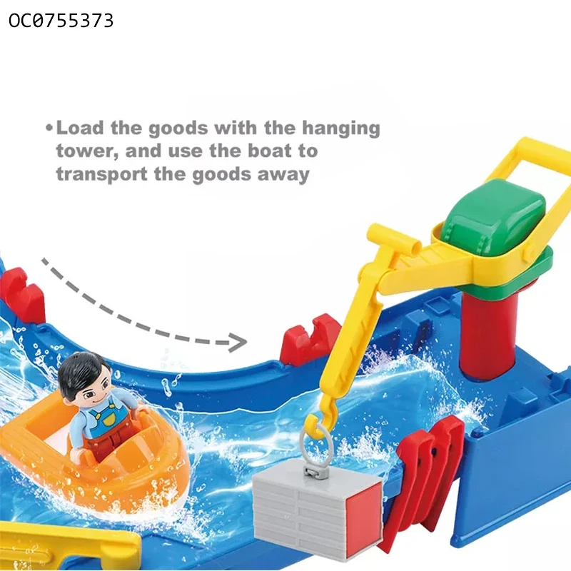 Supply 57PCS Water park educational summer play water track table games ...