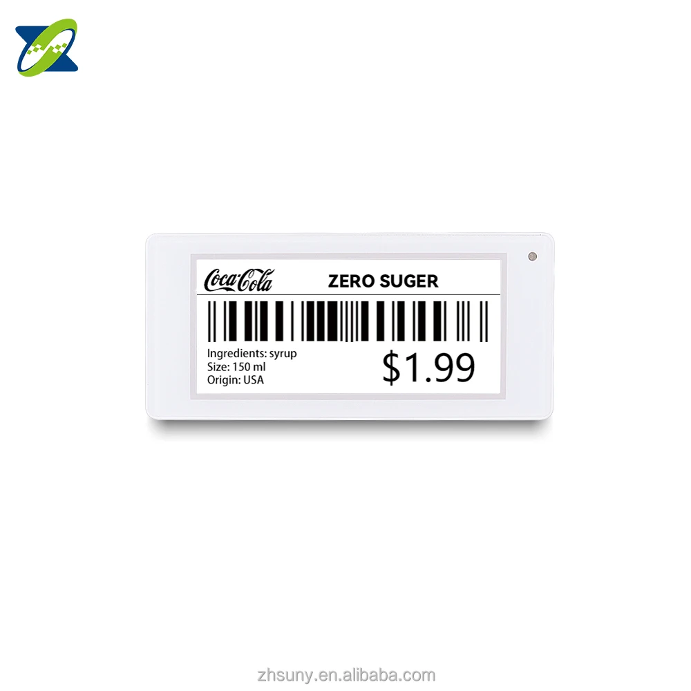 2.9 Inch Shelf Price Electronic Label Esl Eink Epaper Tags Price For ...