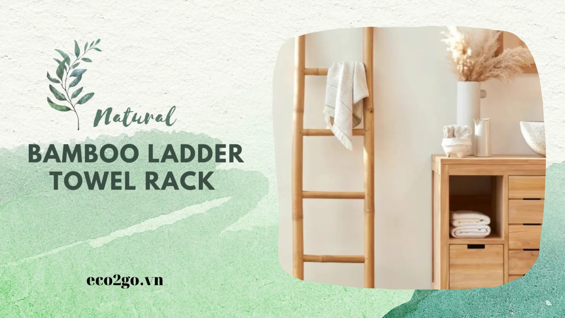 100% Natural Bamboo Ladder/ Bamboo Towel Ladder/bamboo Ladder Towel ...