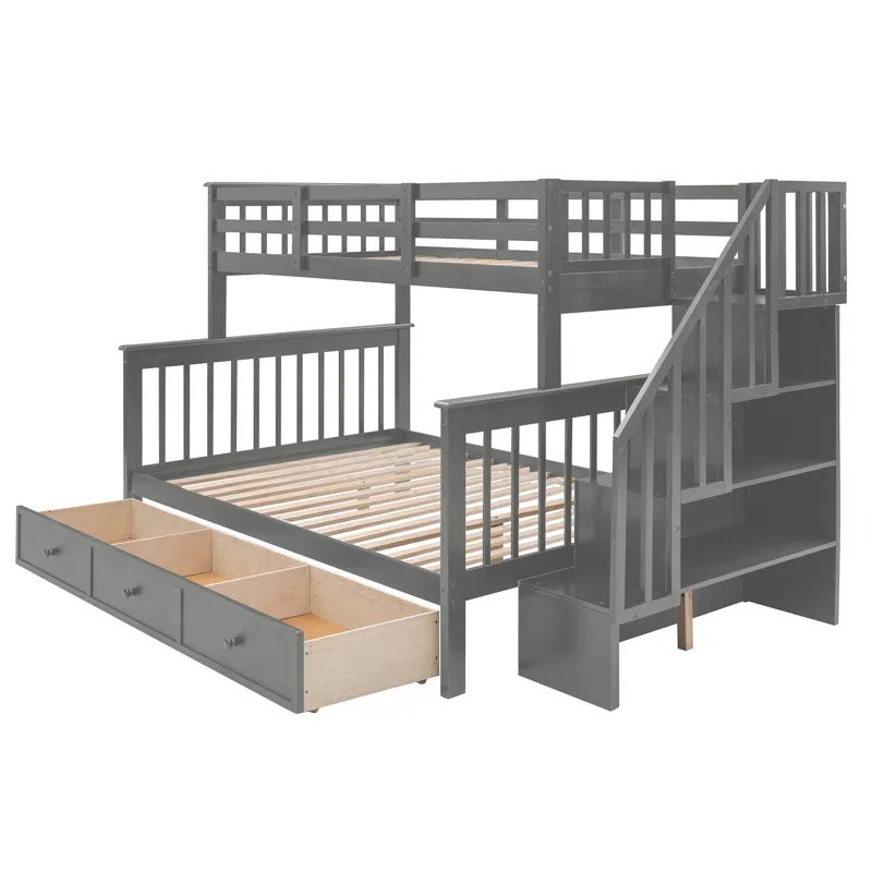 Alibaba.com: Wholesale Wooden Double Decker Bunk Bed Twin Over Full ...