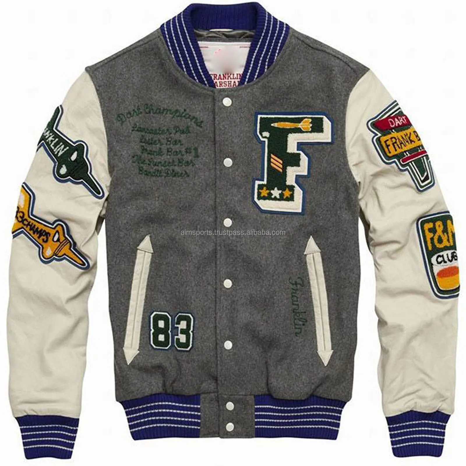 Mens Letterman Bomber Collage Baseball Varsity Jackets Body Original ...
