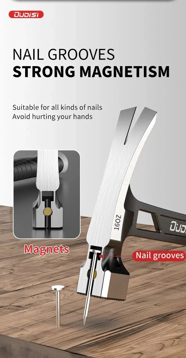 1pc Claw Hammer,Professional Woodworking Joinery Home Carpentry Hand ...