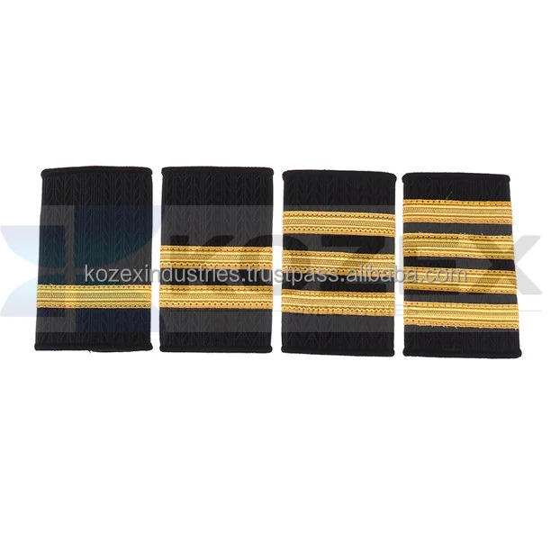 Epaulette Rank Shoulder Boards Custom Pilot Shoulder Badge Epaulette ...