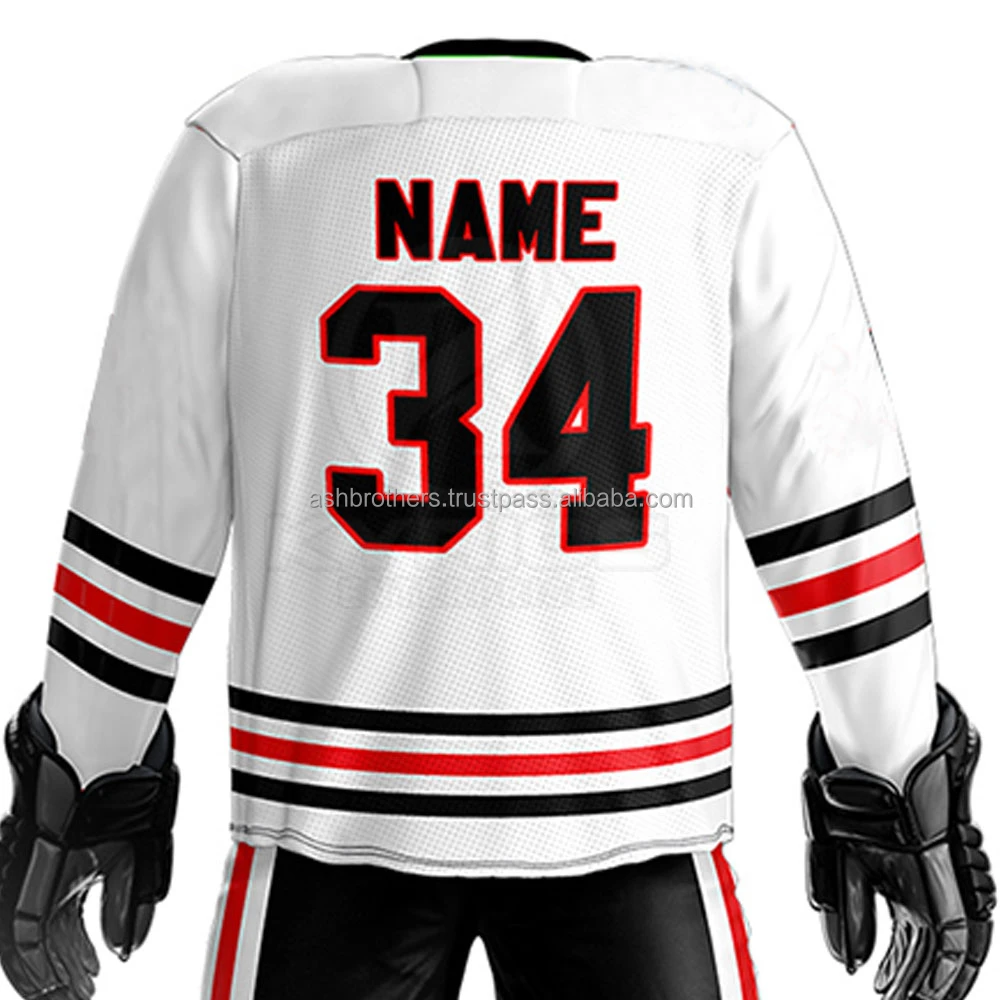 Polyester Design Printing Custom Hockey Uniform Set Men Training ...