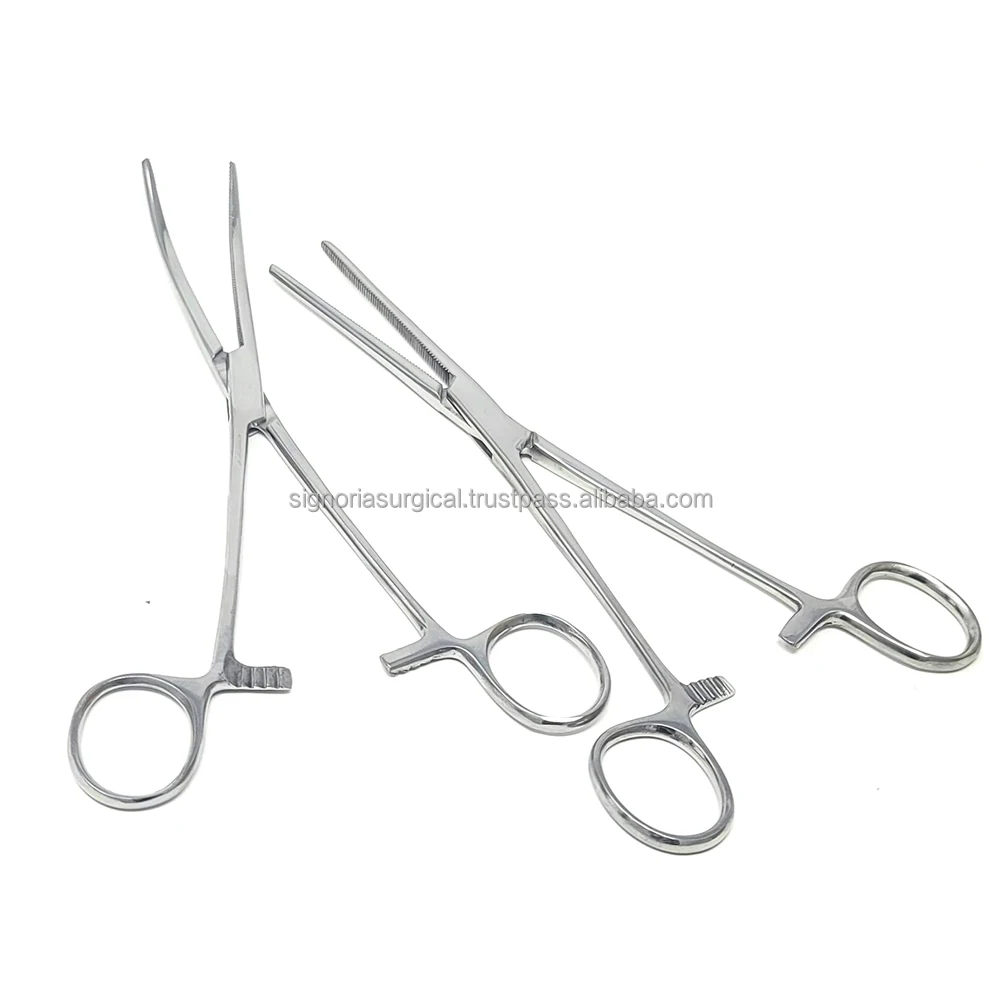 Stainless Steel Hemostatic Clamp Surgical Forceps Surgical Tool Kit ...