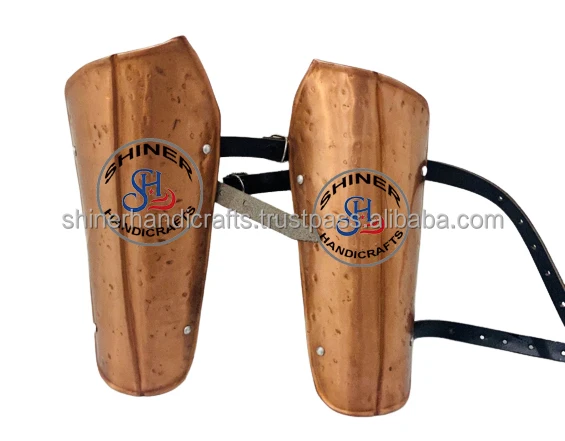Medieval 300 Spartan Arm Guard Costume Copper Finish Knight Crusader ...