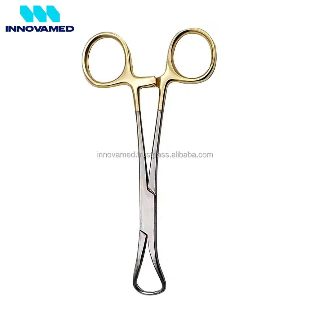 Golden Handle Surgical Forceps Towel Clamps Stainless Steel Perfect for ...