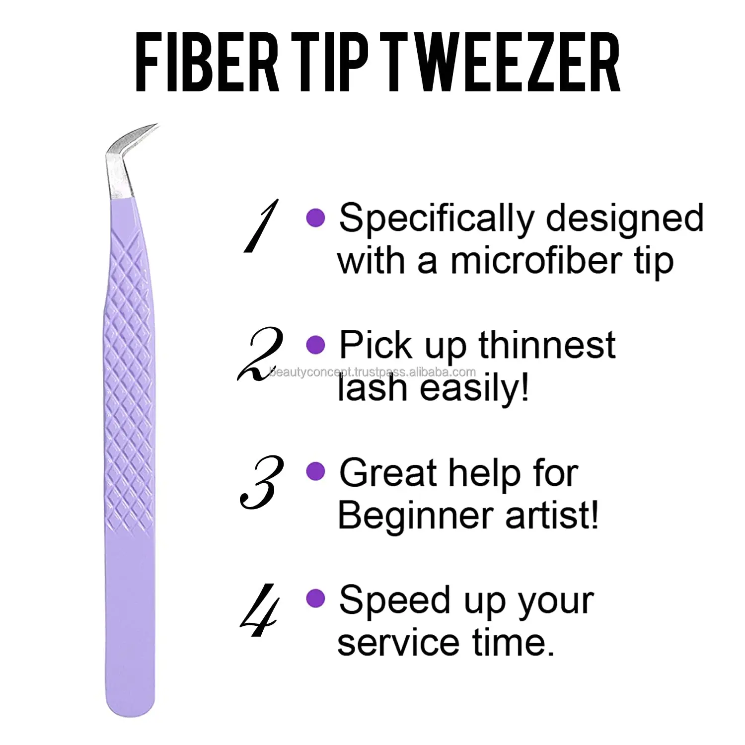 Black Color Private Label 45 90 Degree L Shape Tweezers