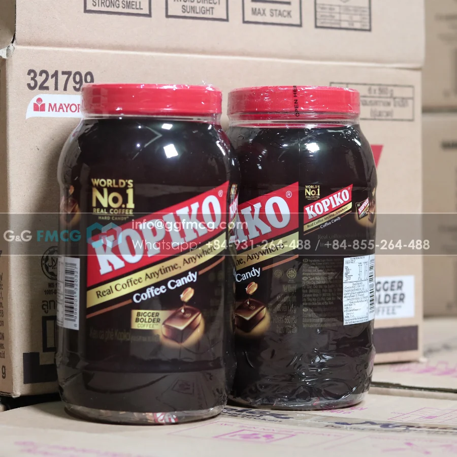 Wholesale Kopiko Coffee Cappuccino Candy 560g X 6 Jars