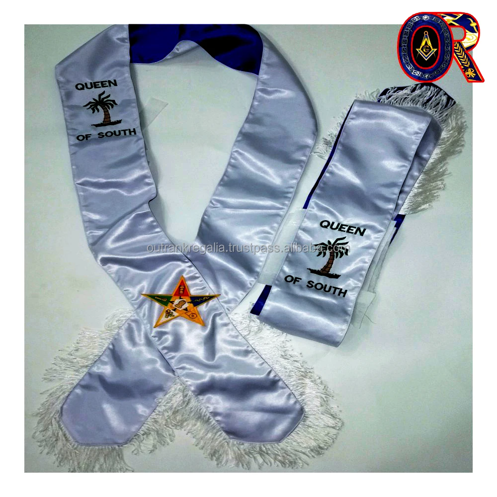 Masonic Regalia Queen Of South English Blue Lodges Master Mason Craft ...