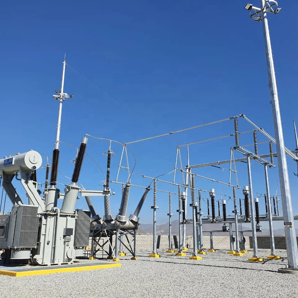 Galvanized Substation Steel Structure Power Transformer Substation ...