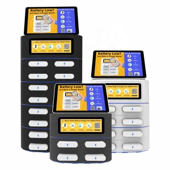 Public Power Bank Rental Station 4 / 8 / 12 / Slots Shared Charging ...