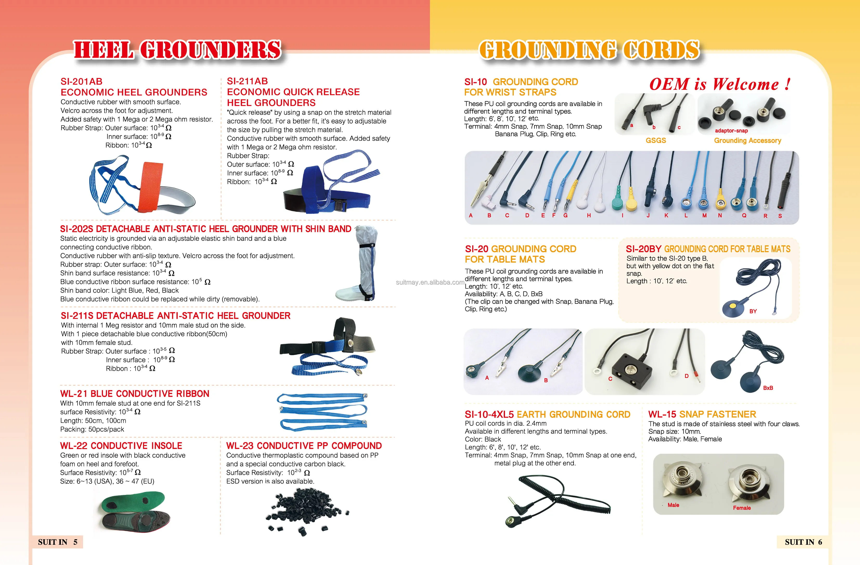 Adaptor for ESD Grounding Cords| Alibaba.com