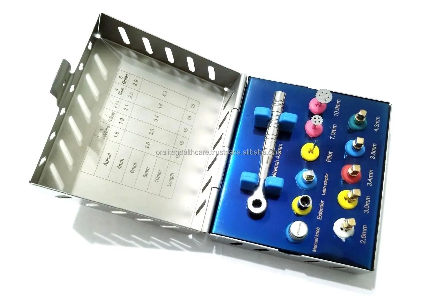 50-piece Universal Dental Implant Kit Including Bone Expander ...