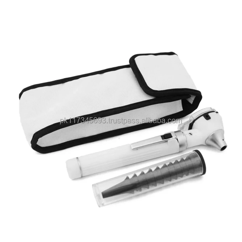 ENT Medical Fiber Optic Mini Otoscope Pocket Size With Case in All ...