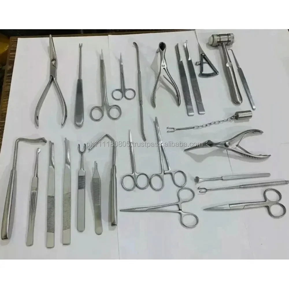 Basic Orthopedic Surgery Set of 25 PCS Of Surgical Instruments With Box ...