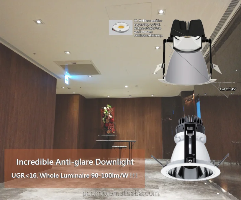 Adjustable Ceiling Led Downlight Lamp Spot Light Ugr