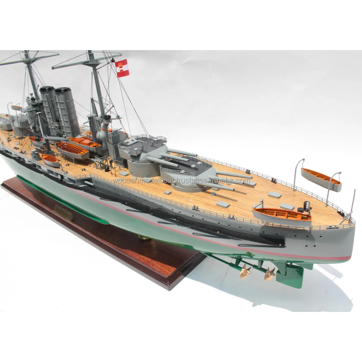 SMS VIRIBUS WAR SHIP MODEL - WOODEN BATTLE SHIP MODEL for DECORATION ...