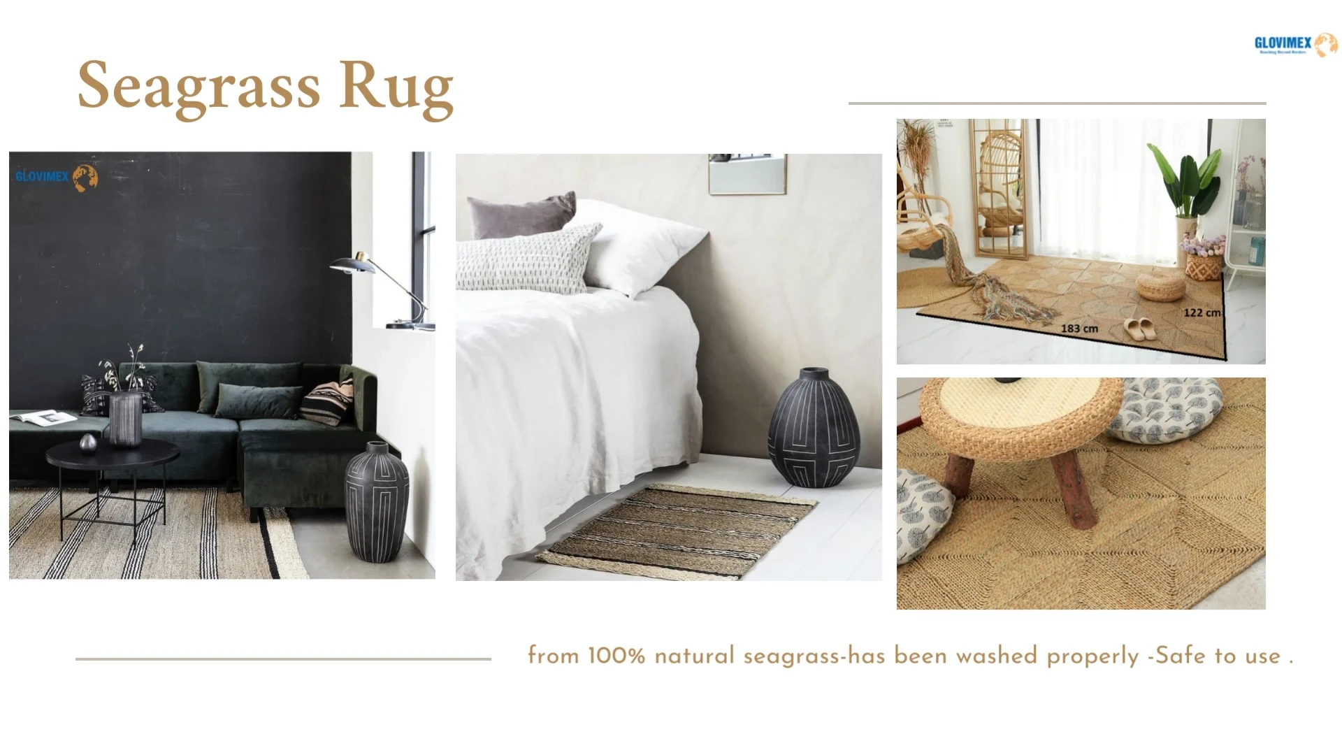 Best Collection Seagrass Corn Husk Kitchen Large Mats House Door Mats ...