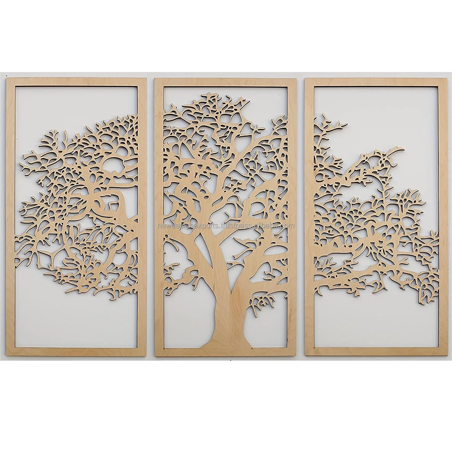 Traditional Art Wooden Handicrafts Natural Design Frame Wall Mounted ...