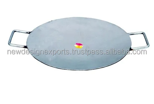 Arepa Pan 30" Stainless Steel Pav Bhaji Tawa - Commercial Grade Round ...