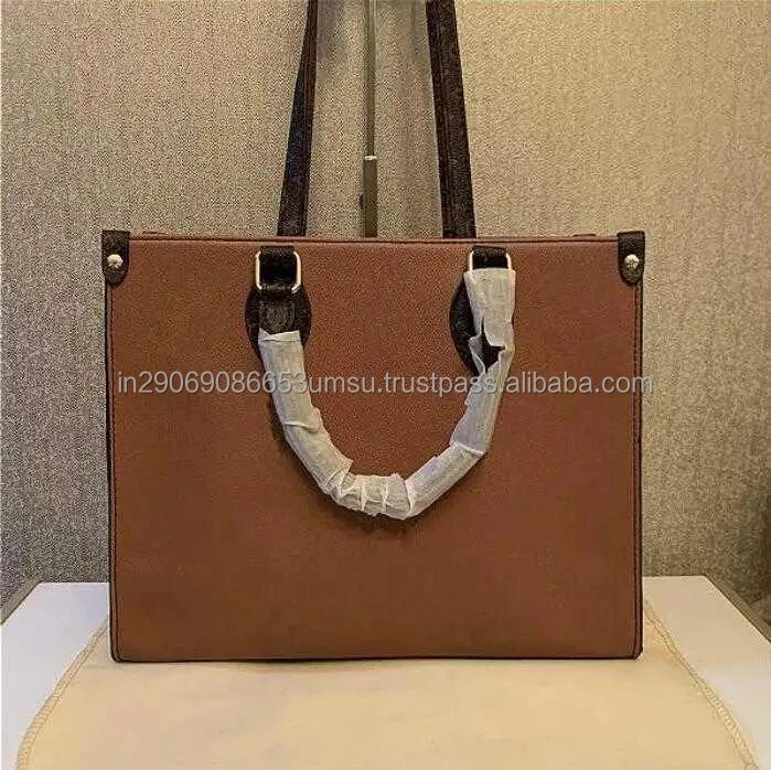 2023 Vintage Classic Handbag Pure Color Elegant Lady Tote Bags Soft ...