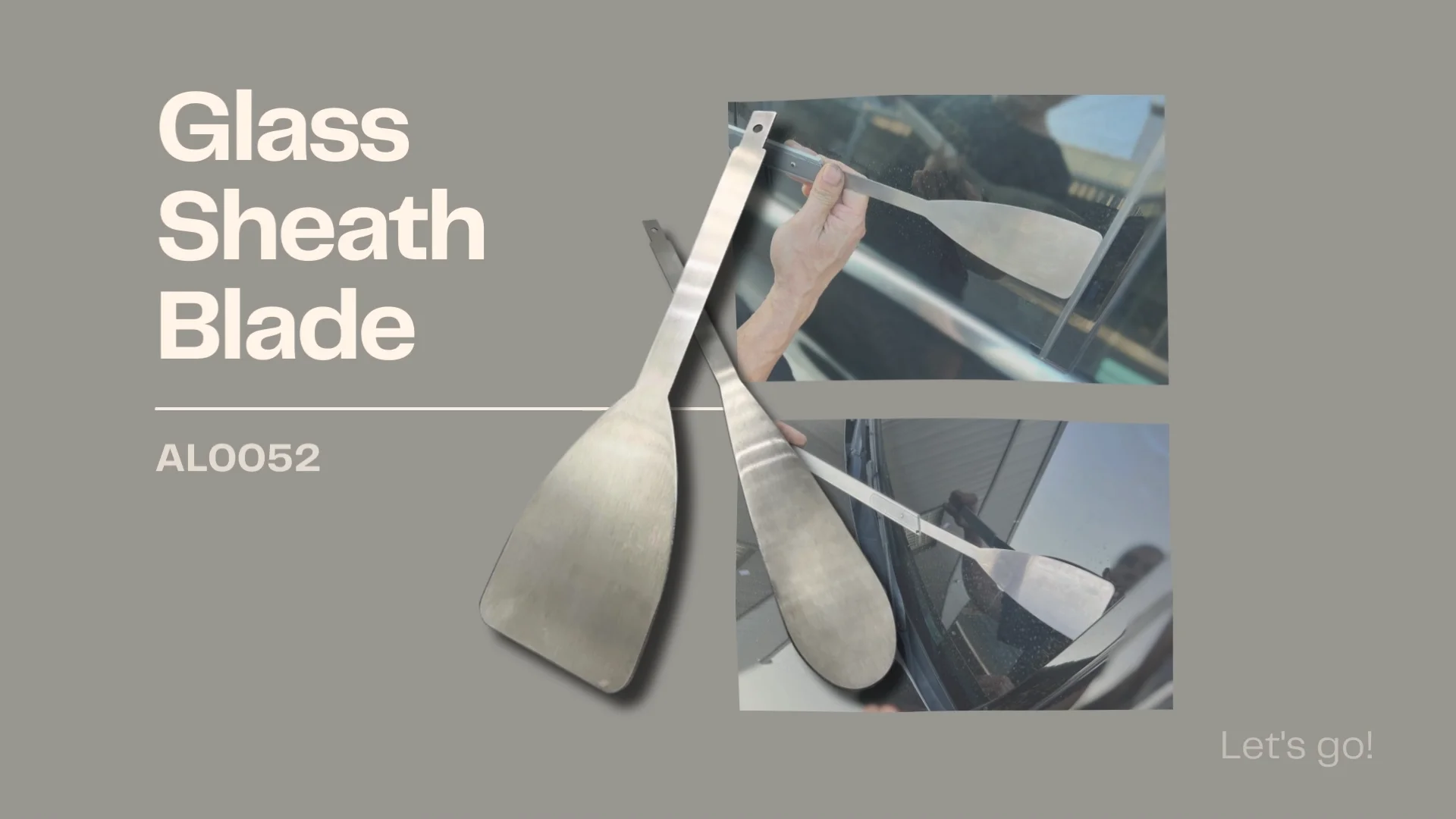 Auto Windshield Glass Sheath Blade - Buy Removing Standard Auto Glass ...