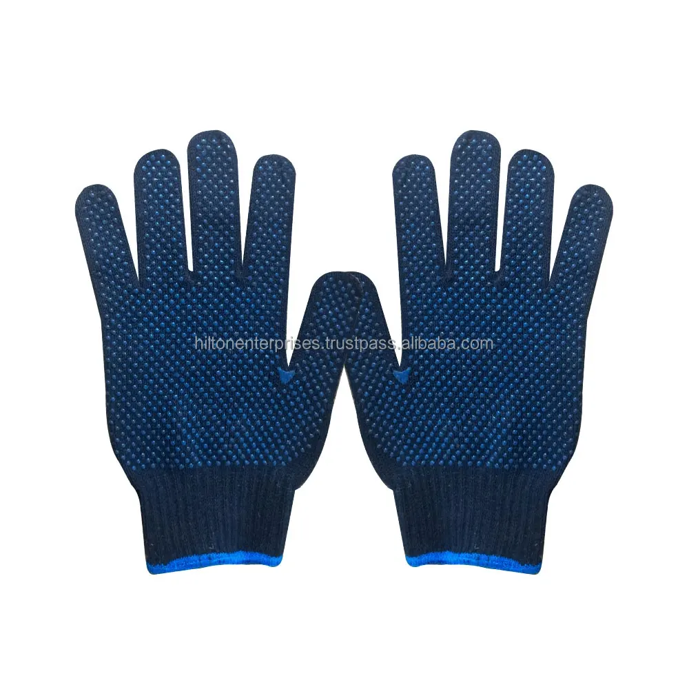 OEM Double Sided PVC Dotted Gloves Factory Price Free Sample Anti Slip ...
