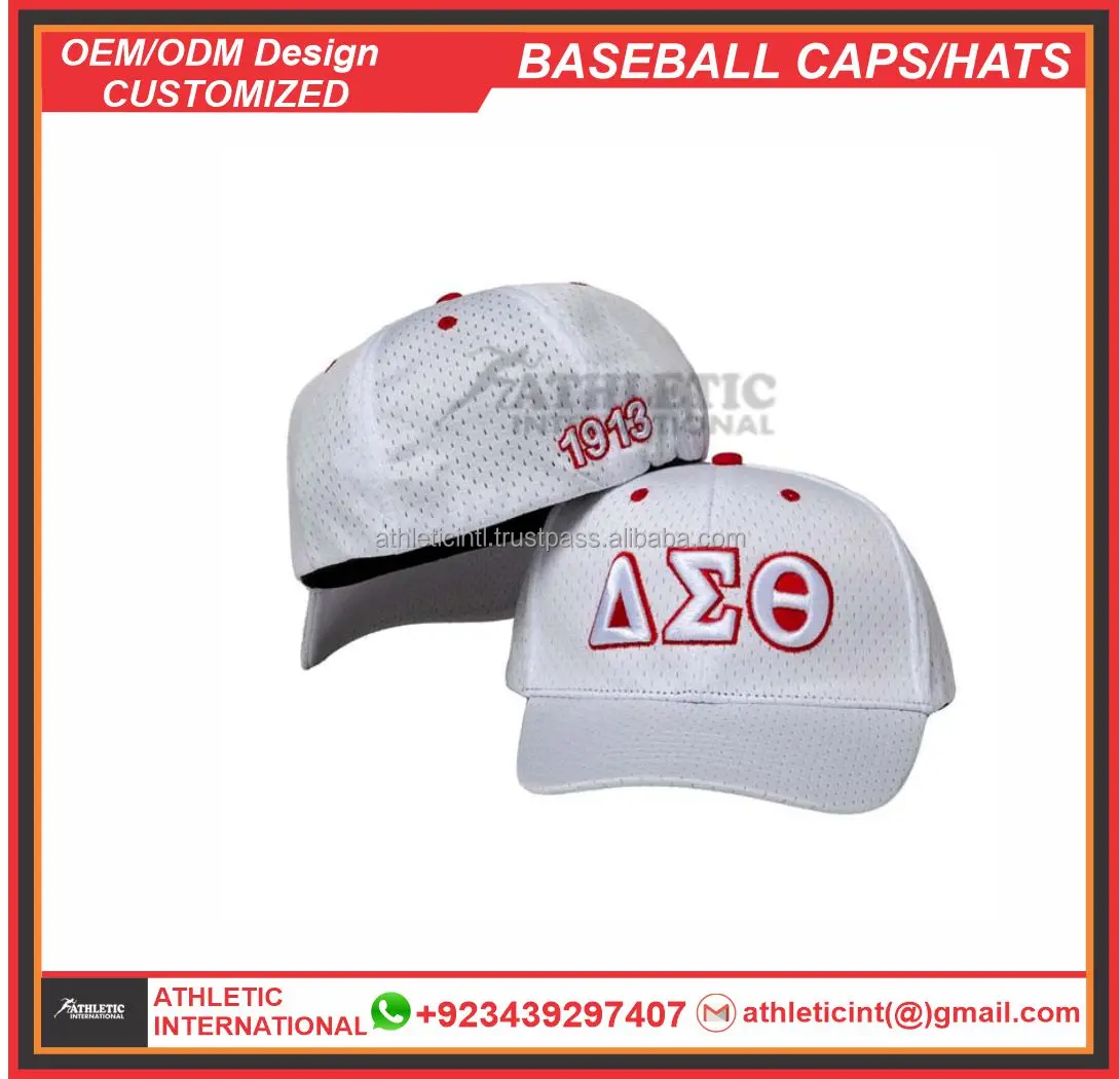 Delta Sigma Sorority Hats Greek Letter Embroidery Printed Baseball Caps ...