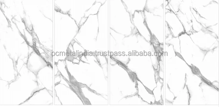 Polished Marble Look Porcelain Tiles For Covering Living Room Floor ...