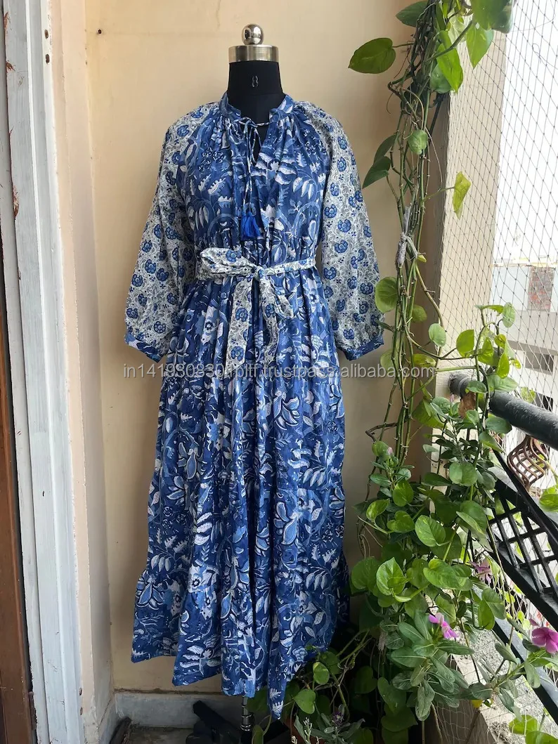 New Style Vintage Sundress Custom Long Gypsy Cotton Women's Cardigans ...