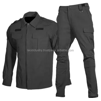 Customized Security Guard Uniform Two Tone Long Sleeve Men's Uniform ...